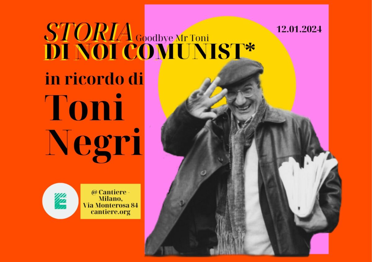 Toni Negri | Lunga vita all’Autonomia, alla Potenza dell’Utopia ...